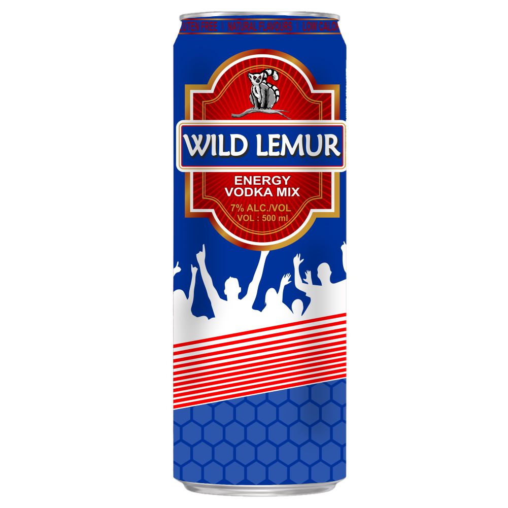 Wild Lemur– RTD-Energy VODKA MIX 7% – Golden Oak Distillers